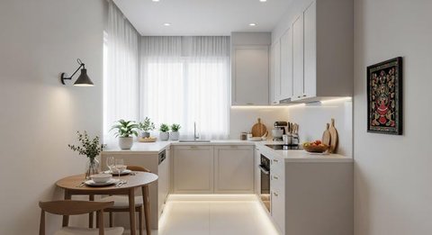 8 Tata Letak Kitchen Set L-Shape untuk Dapur Kecil yang Fungsional ...