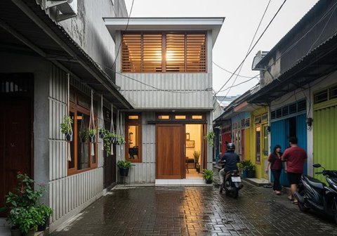 9 Desain Rumah Kecil di Gang tapi Tidak Pengap, Terapkan Cara Cerdas ...