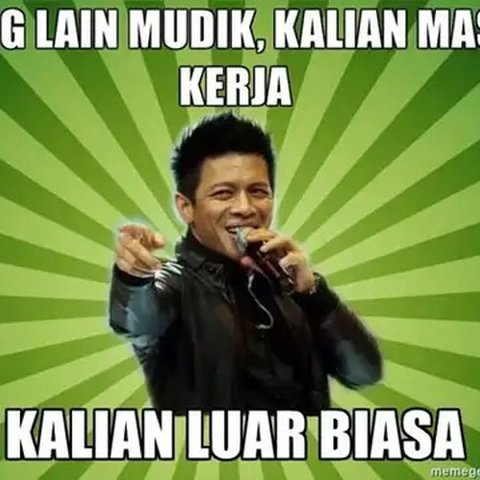 Meme Mudik Lebaran yang Super Kocak, Sangat Mengocok Perut - merdeka.com