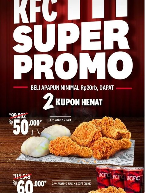 Yuk Berburu Promo KFC Hari Ini 14 Mei 2025, Makan Puas Jangan Sampai Terlewatkan - merdeka.com