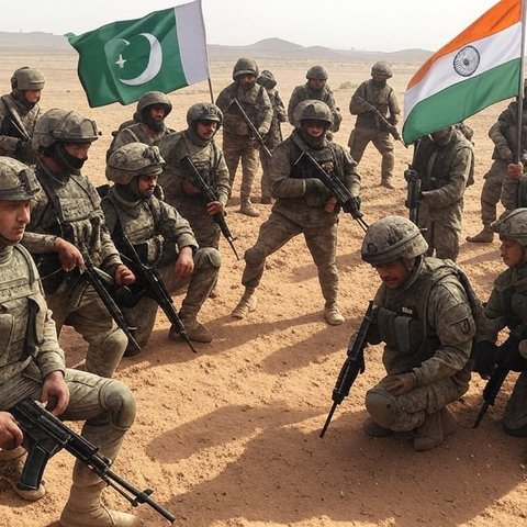 India dan Pakistan Perang, Kekuatan Militer Siapa yang Lebih Unggul ...