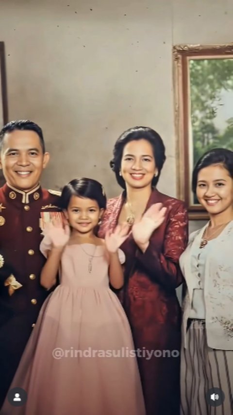 Cantiknya Ade Irma Nasution 'Dihidupkan Kembali' Oleh AI, Foto Bareng Keluarga Sang Ayah Gagah ...