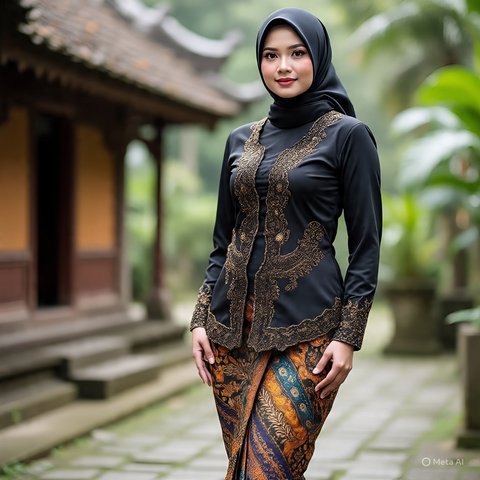 6 Tips Padu Padan Batik Hitam Biar Gak Terlihat Kaku dan Tua, Pancarkan ...