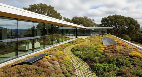 7 Model Rumah Ramah Lingkungan dengan Kebun Sayur di Rooftop