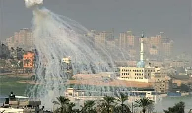 Detik-detik Mengerikan Israel Pakai Bom Fosfor Putih Serang Palestina ...