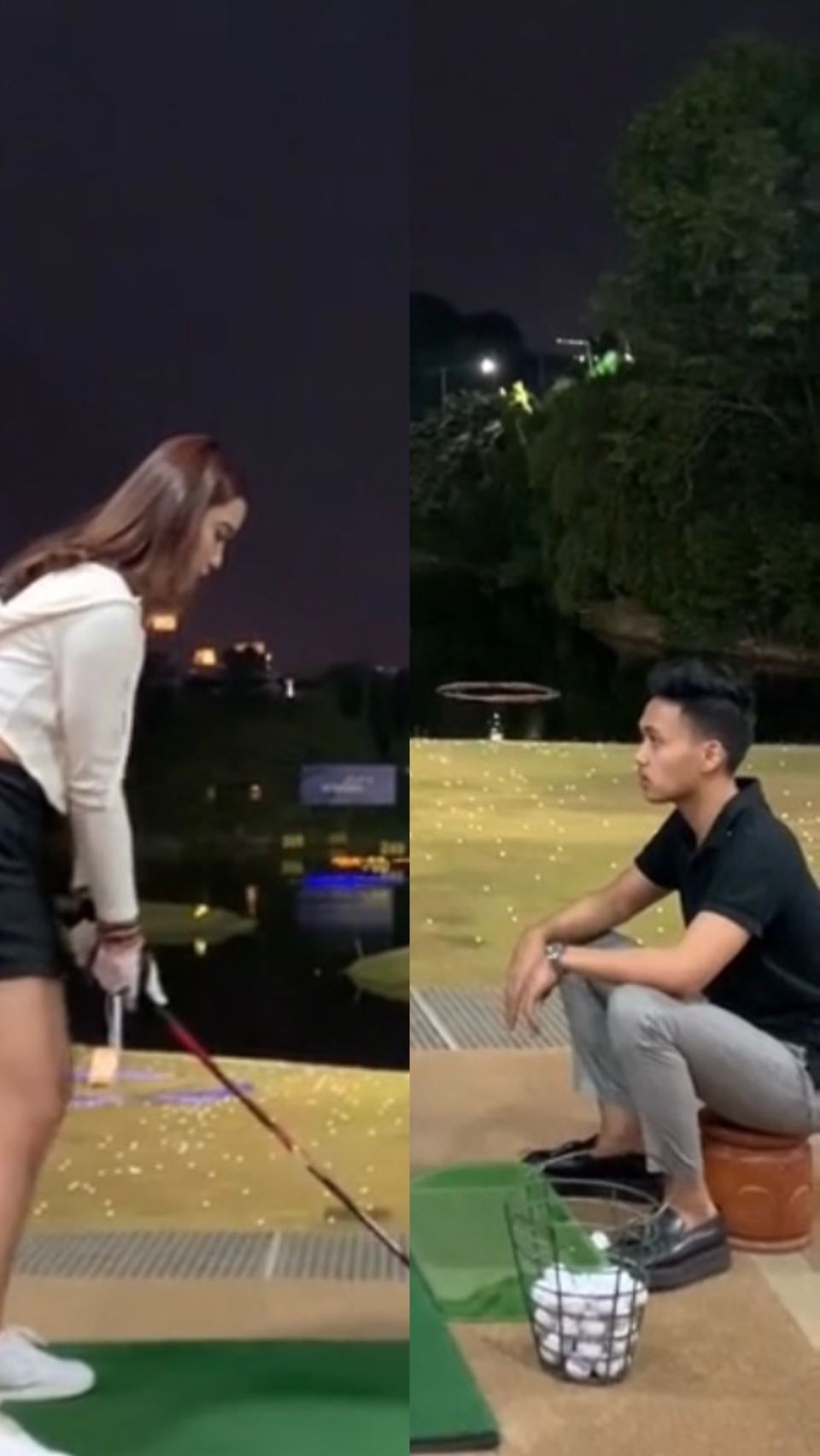 Momen Kaki Pria Kena Pukulan Bola Golf, Suara Bolanya Bikin Ikutan Nyeri