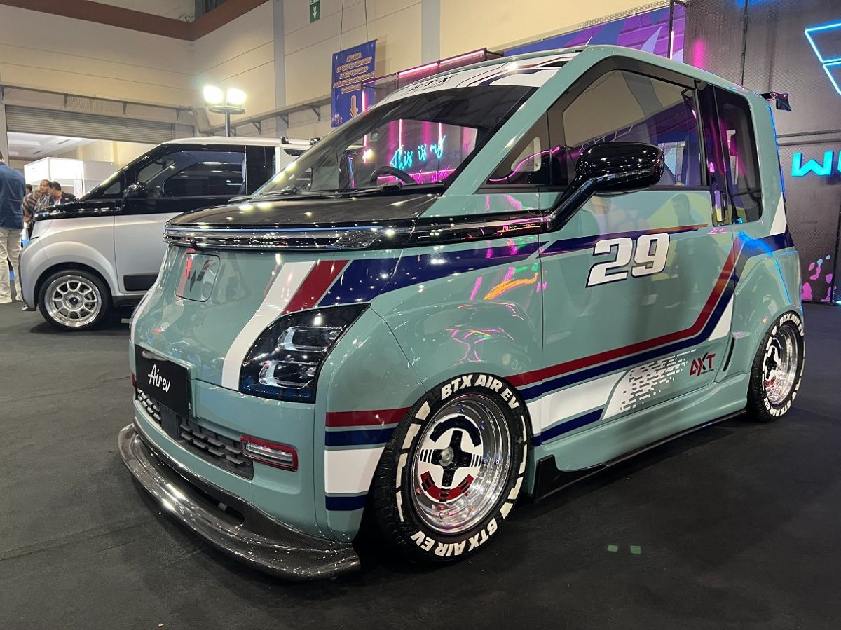 Beragam Kreasi dan Modif Wuling Air ev Meriahkan IMX 2023, Kece Banget ...