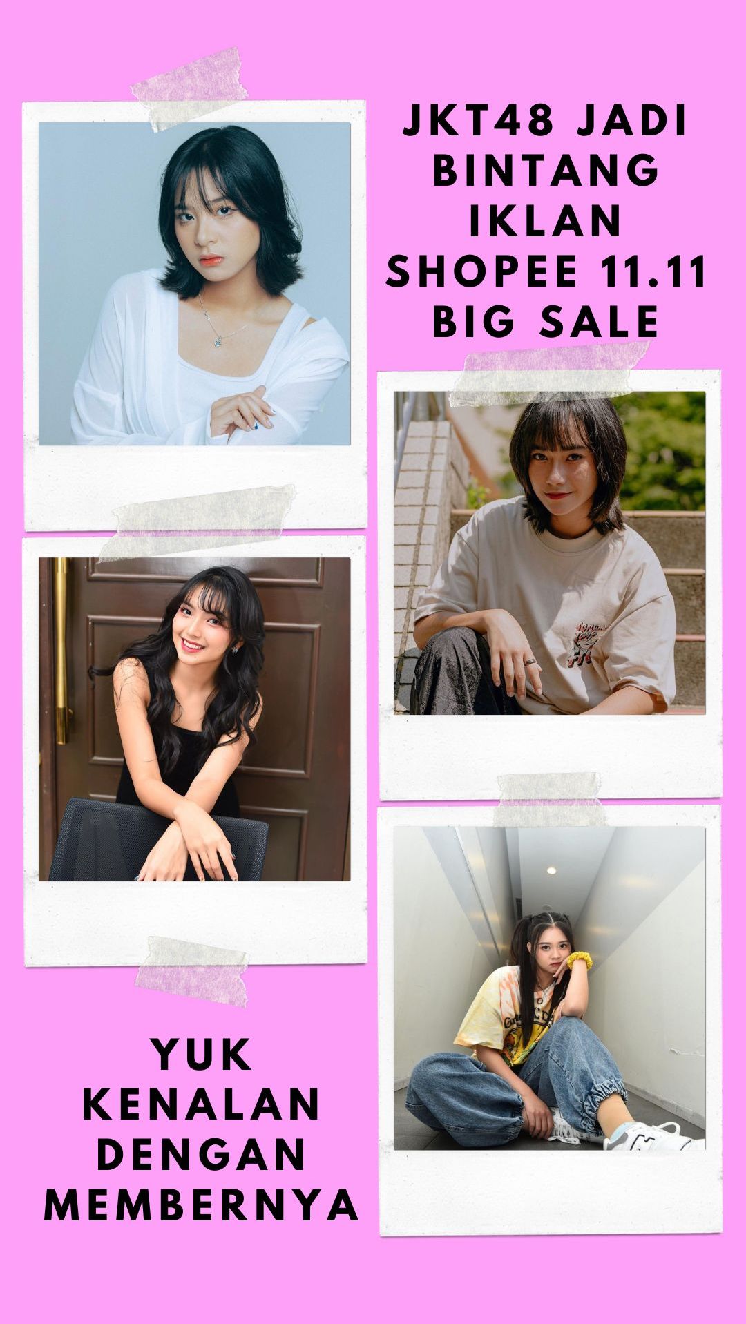 JKT48 Jadi Bintang Iklan Shopee 11.11 Big Sale, Yuk Kenalan dengan Membernya | dream.co.id