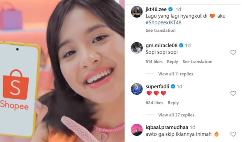 JKT48 Jadi Bintang Iklan Shopee 11.11 Big Sale, Yuk Kenalan dengan ...