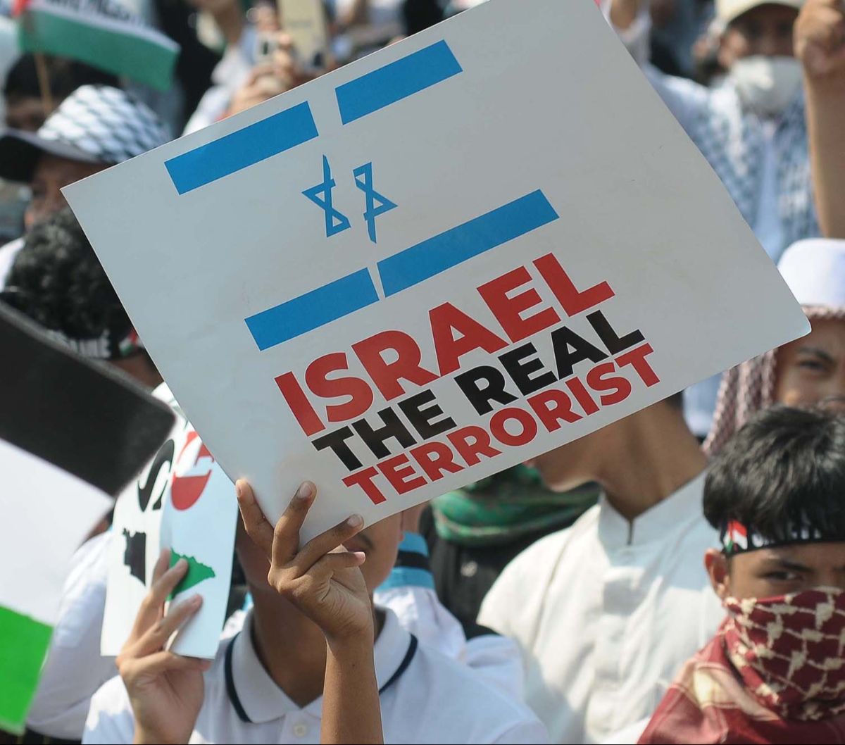 FOTO: Kecam Serangan Israel di Jalur Gaza, Ribuan Orang Ikuti Aksi Bela ...