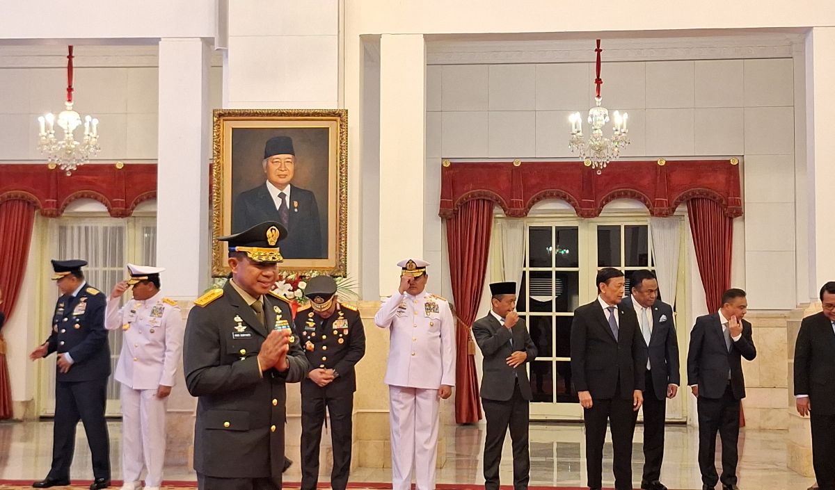 Momen Puan, Prabowo, hingga Budi Gunawan Hadiri Pelantikan Panglima TNI Agus Subiyanto