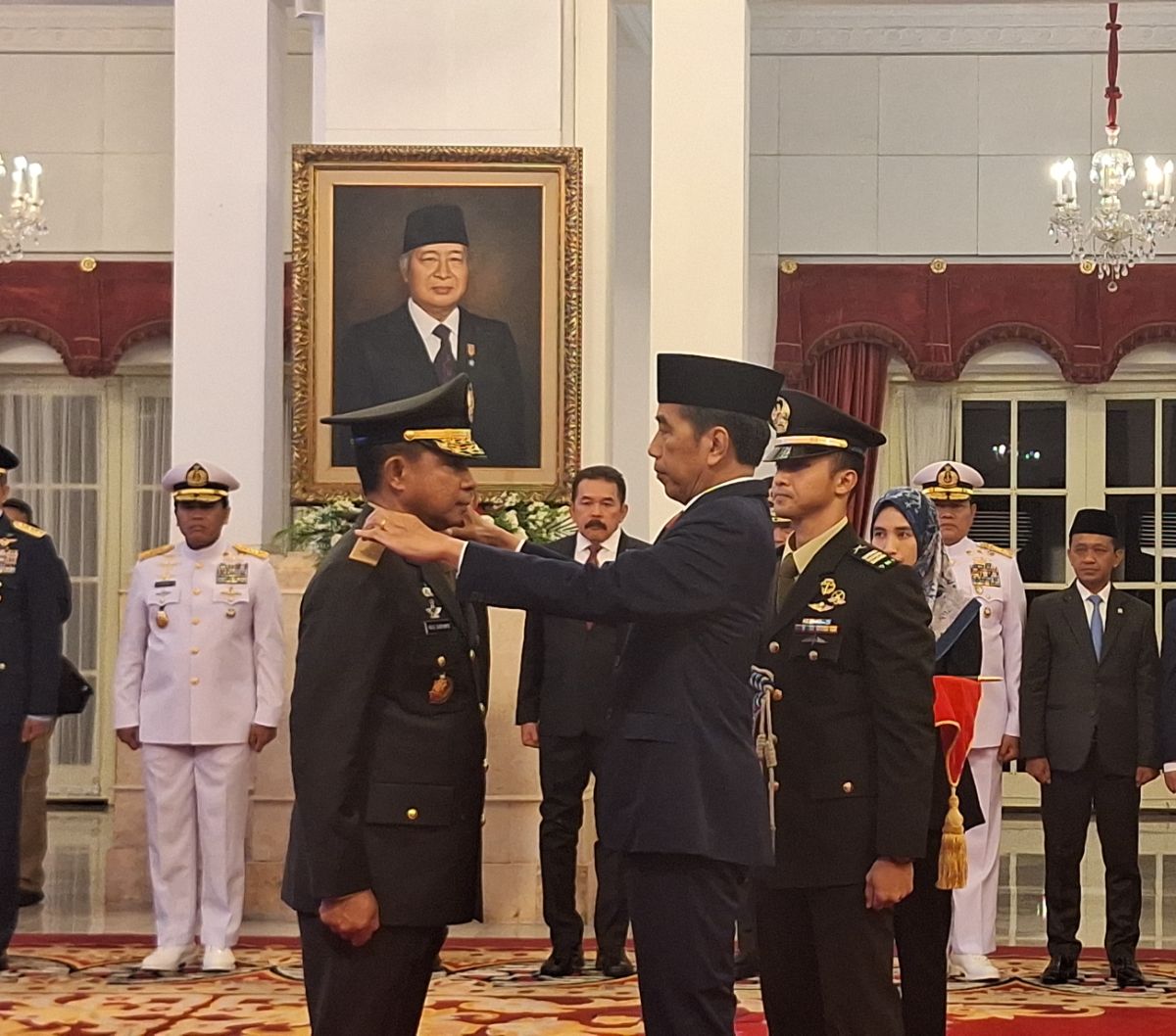 Momen Puan, Prabowo, hingga Budi Gunawan Hadiri Pelantikan Panglima TNI Agus Subiyanto