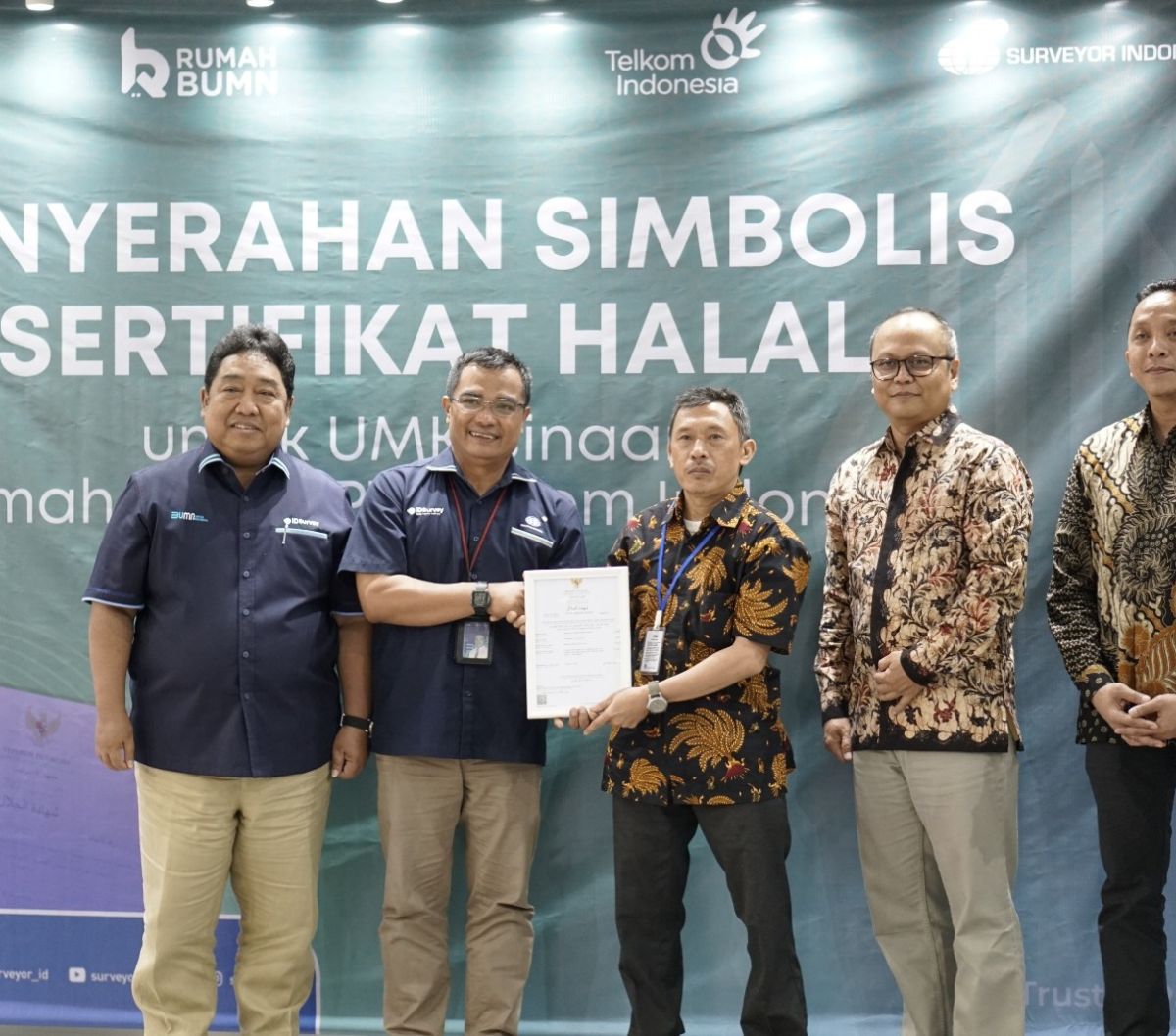 Tingkatkan Daya Saing Global, Telkom Dukung Sertifikasi Halal 497 UMKM Binaan