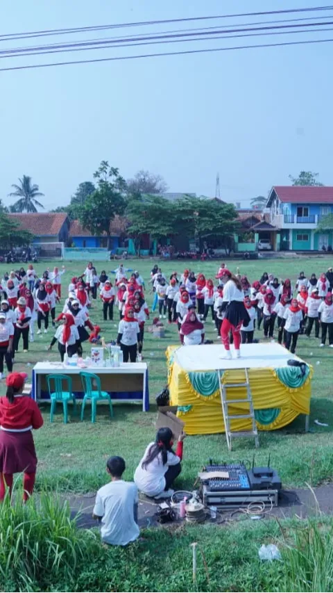 Sebarkan Gaya Hidup Sehat Relawan Ganjar Lewat Acara Senam Bareng