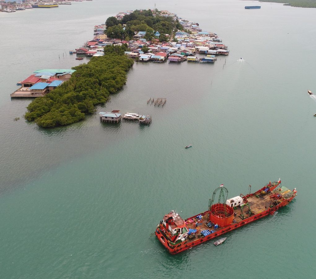 Pulau Batam dan Pulau Buluh Kini Tersambung Kabel Bawah Laut, Listrik ...