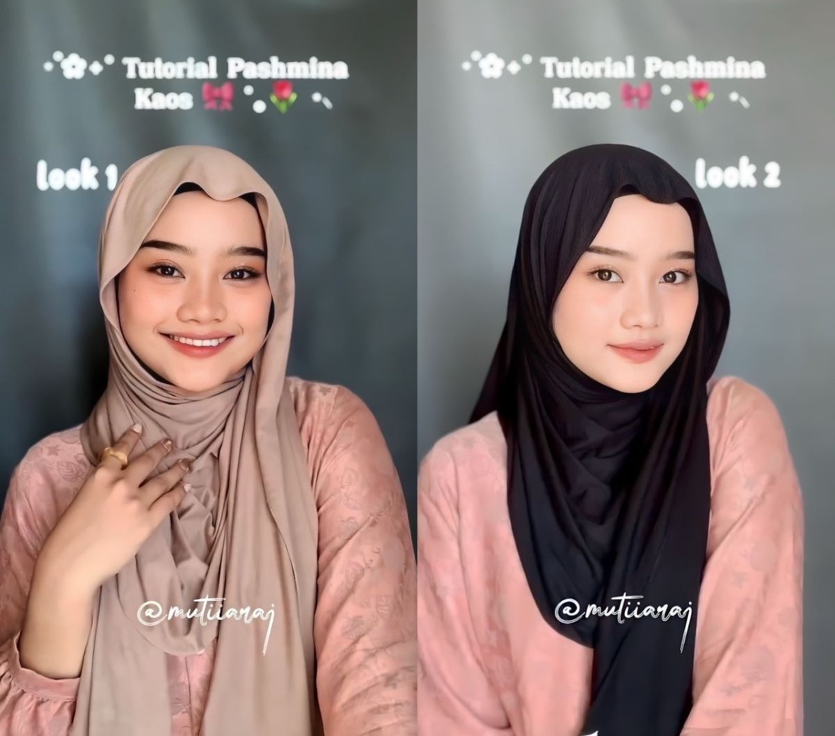 Tutorial 2 Style Pashmina Kaus Tanpa Jarum, Nyaman Dipakai Seharian | Dream.co.id