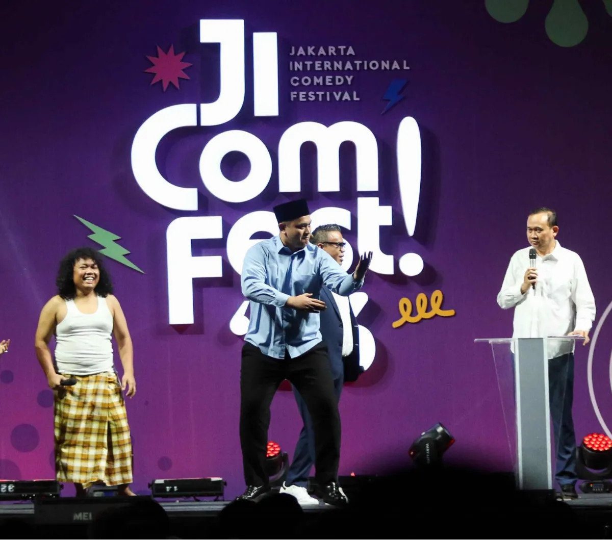 FOTO: Kolaborasi di Jicomfest 2023, Ini Penampilan Kocak Gilang Dirga ...