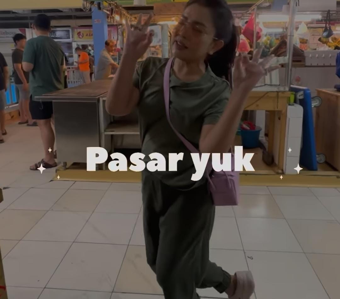 Potret Mayangsari Belanja ke Pasar, Tampil Simple tapi Kece Abis Pakai Tas Hermes dan Kacamata ...