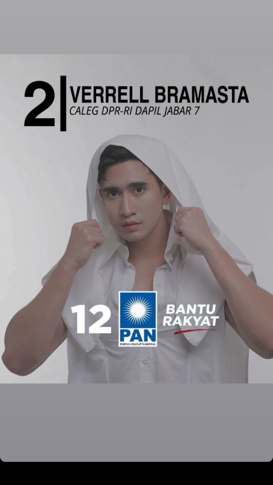 10 Foto Kampanye Verrell Bramasta Jadi Caleg Tuai Cibiran, Anak Iis Dahlia Beri Komentar Pedas