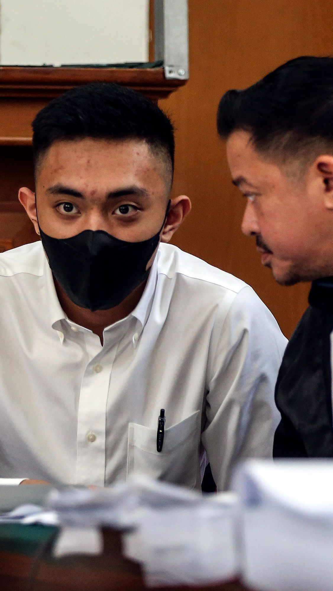 Foto Mario Dandy Mengubah Penampilannya Di Sidang Lanjutan