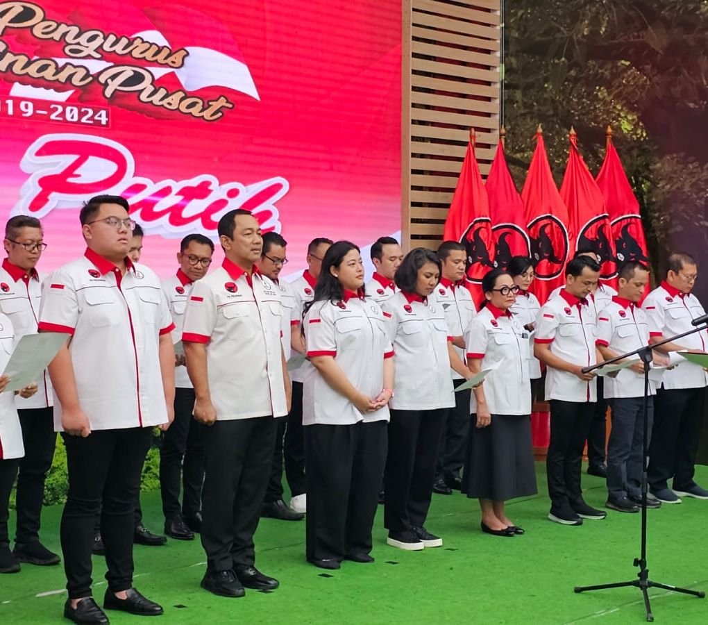 PDIP Lantik Pengurus Sayap Partai Taruna Merah Putih, Ini Susunannya