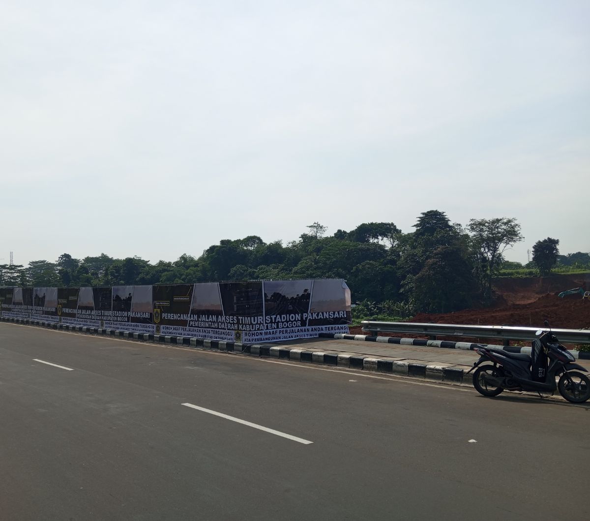 Akses ke Stadion Pakansari Bogor Ditambah & Bisa Tembus ke Jalan Raya ...