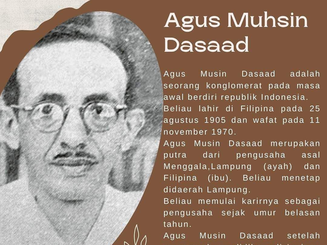 Agus Musin Dasaad, Orang Paling Kaya di Lampung yang Menjadi Sahabat ...