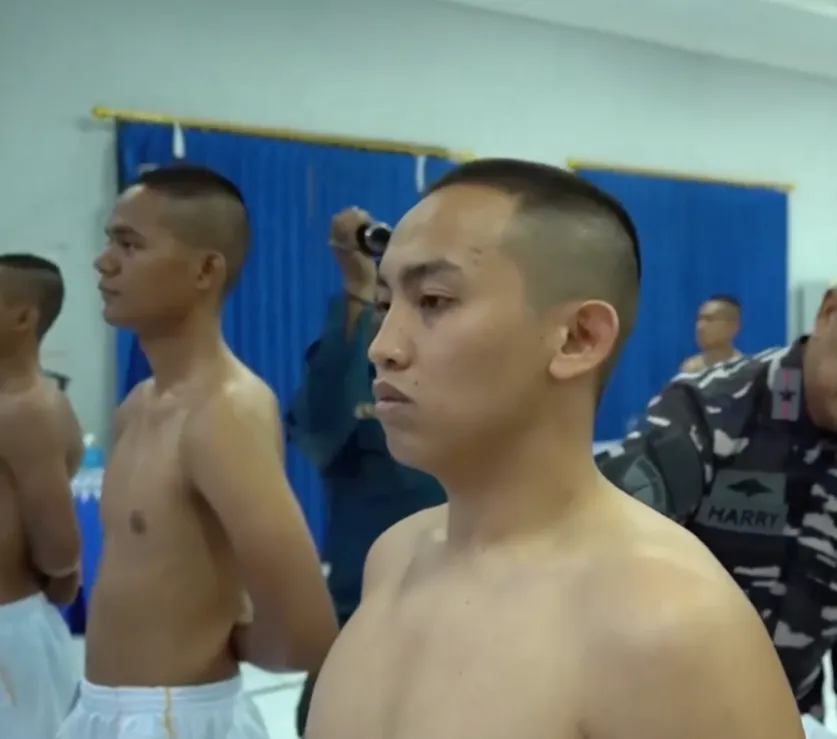 Wajah Tegang Calon Taruna Angkatan Laut Dihampiri Jenderal Bintang 4 TNI