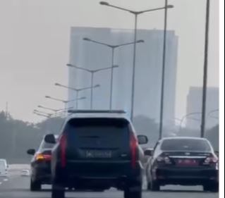 Viral Aksi Pengemudi Pajero Berpelat Polisi Ugal-ugalan di Tol PIK, Pepet Mobil Lain