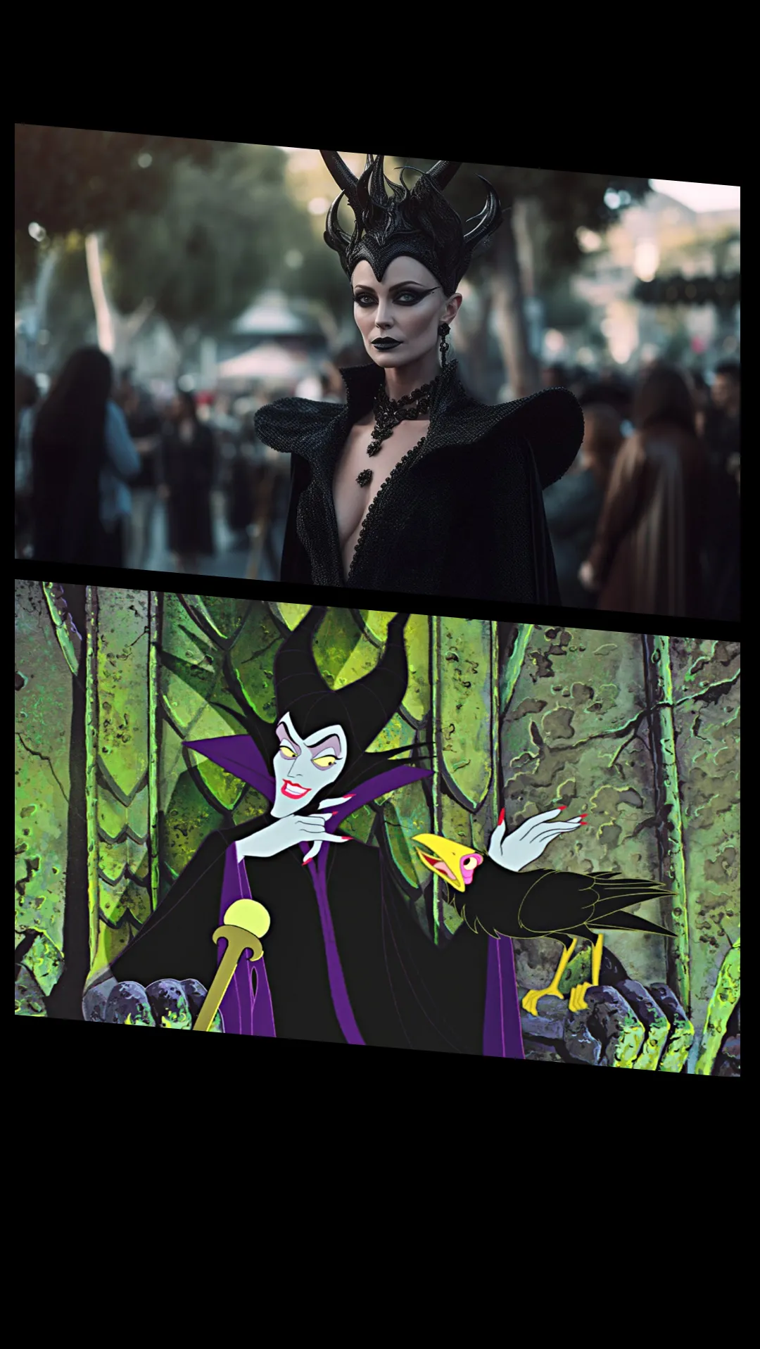 9 Potret Villain Disney sebagai Fashionista Rekaan AI Tool