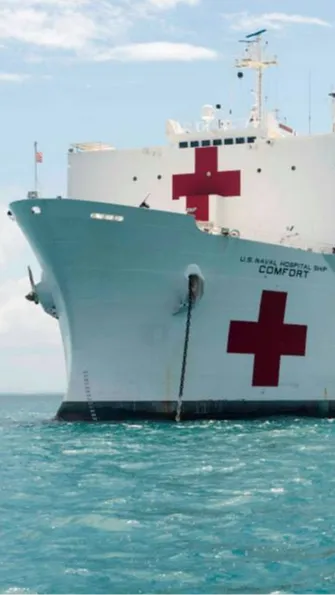 USNS Nancy and Comfort Become the World's Largest Floating Hospital at ...