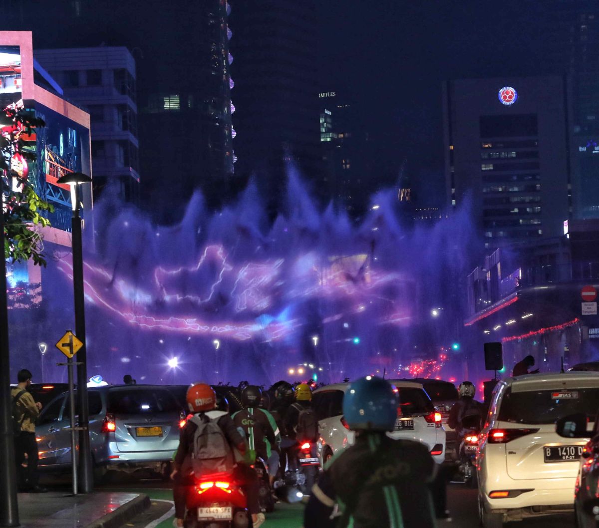 FOTO: Pertunjukan Video Mapping Menyambut HUT ke-78 Kemerdekaan RI di ...