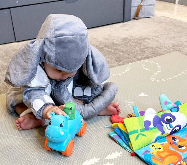Wajahnya masih dirahasiakan, Ini 10 foto Baby Isa, anak kedua dari ...