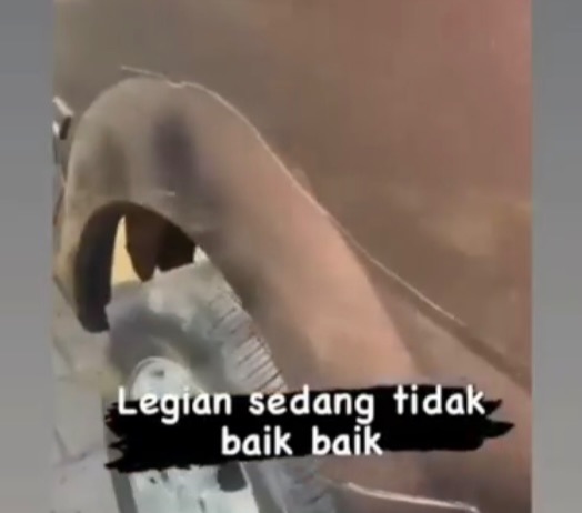 Viral Aksi Bule Baret Mobil di Legian Bali, Warganet Geram