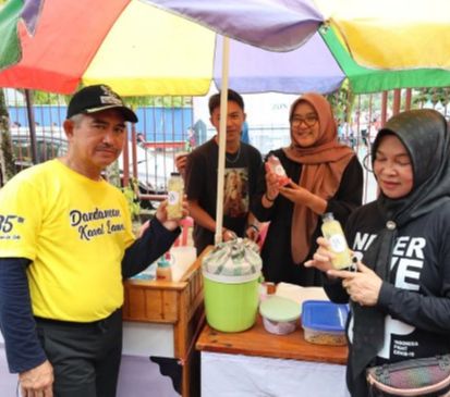 FOTO: Wali Kota Tarakan Kunjungi UMKM di CFD