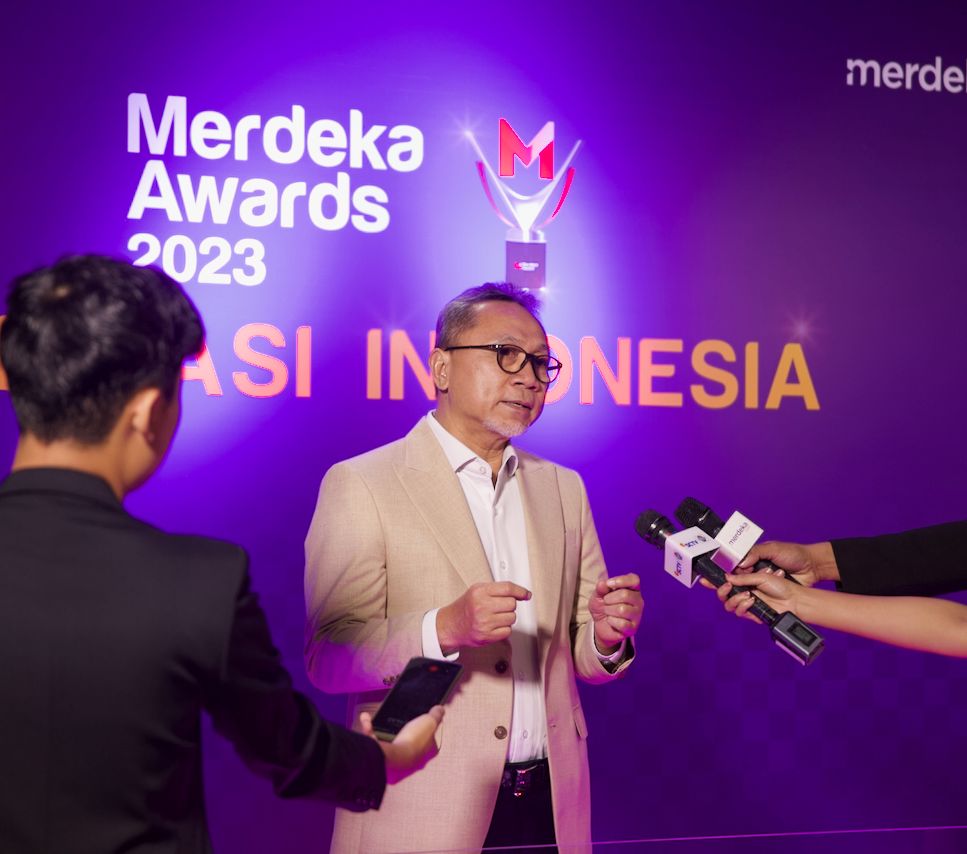 Hadir di Merdeka Awards 2023, Mendag: Ekspor Dorong Indonesia Jadi Negara Maju