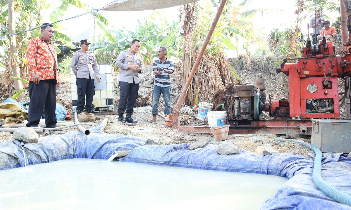 Atasi Krisis Air Bersih, Polres Jepara Buat Sumur Bor