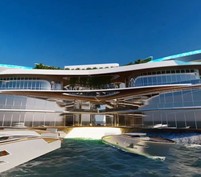 Seperti Pulau Sendiri, Potret Penampakan Desain Rumah Messi di Miami ...