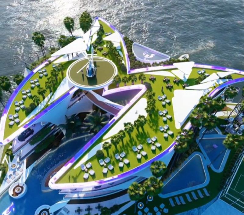 Seperti Pulau Sendiri, Potret Penampakan Desain Rumah Messi di Miami ...