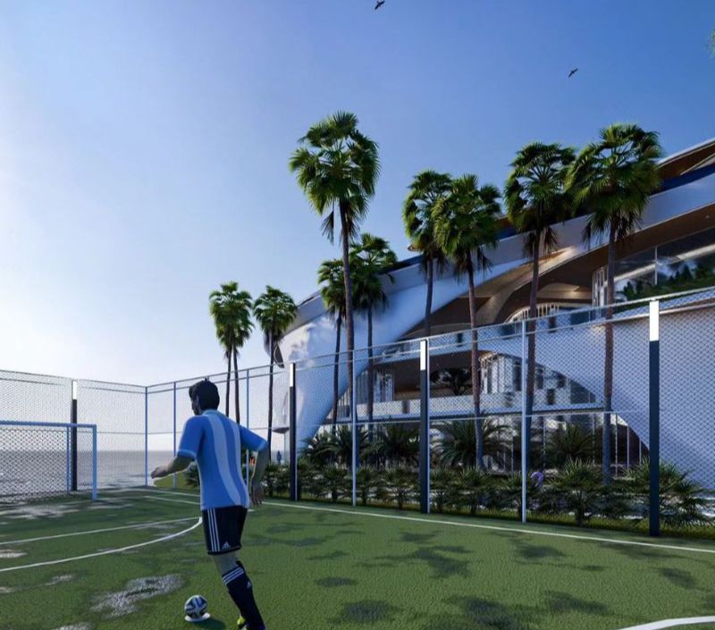 Seperti Pulau Sendiri, Potret Penampakan Desain Rumah Messi di Miami ...