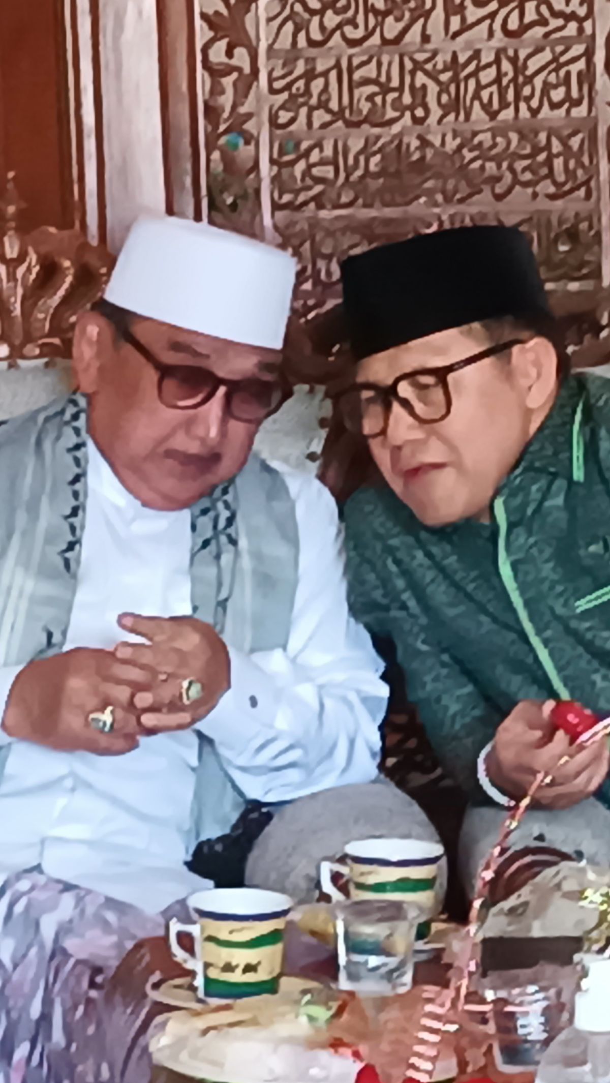Ziarah dan Sowan ke Putra Pendiri NU, Cak Imin Didoakan Jadi Wapres