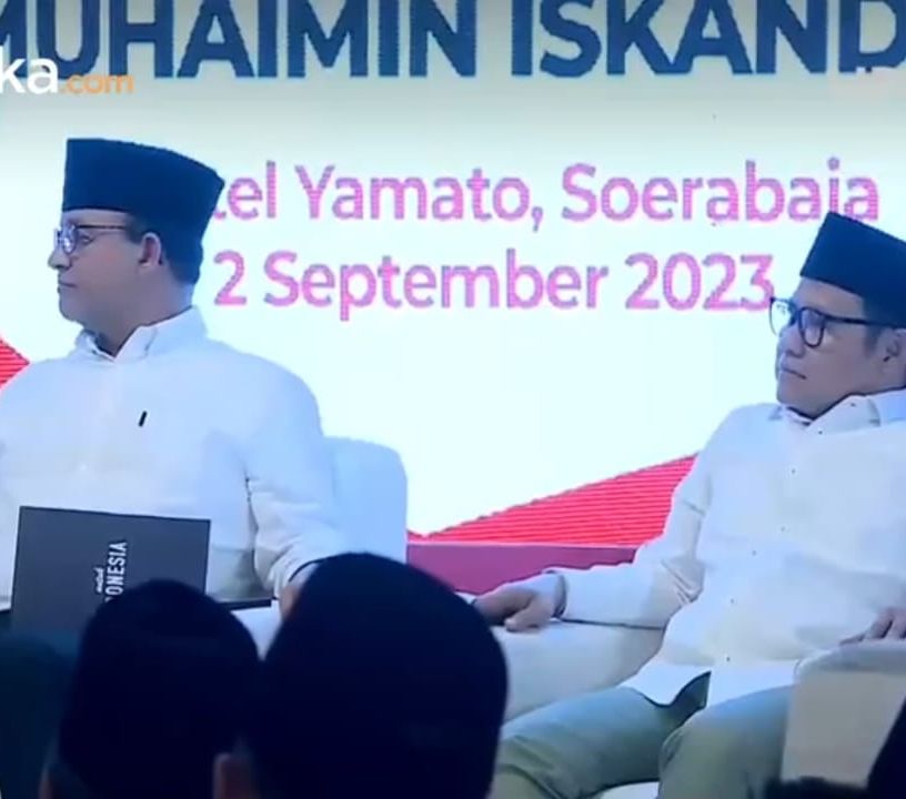 Deklarasikan Anies-Cak Imin, Surya Paloh: Bagaikan Botol dan Tutupnya