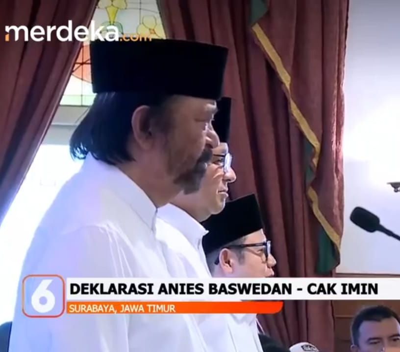 Deklarasikan Anies-Cak Imin, Surya Paloh: Bagaikan Botol dan Tutupnya
