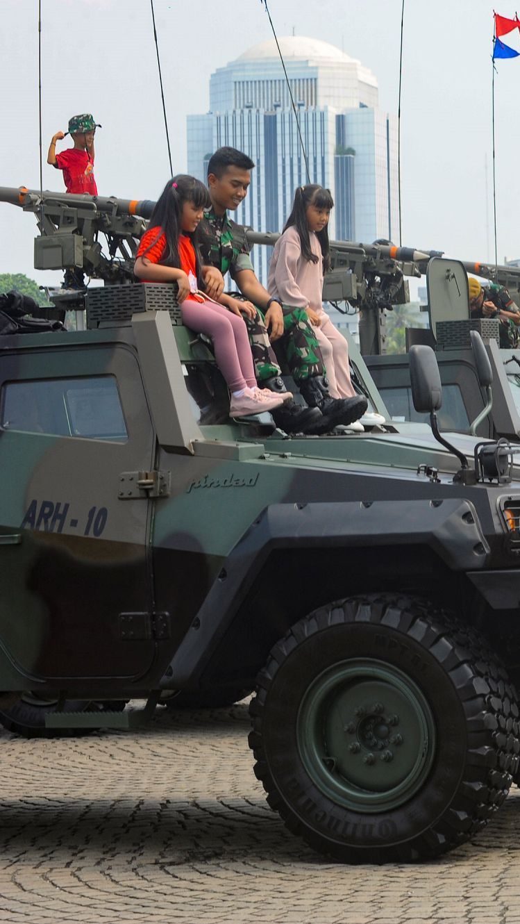 FOTO: Jelang HUT ke-78 Tentara Nasional Indonesia, Deretan Alutsista ...