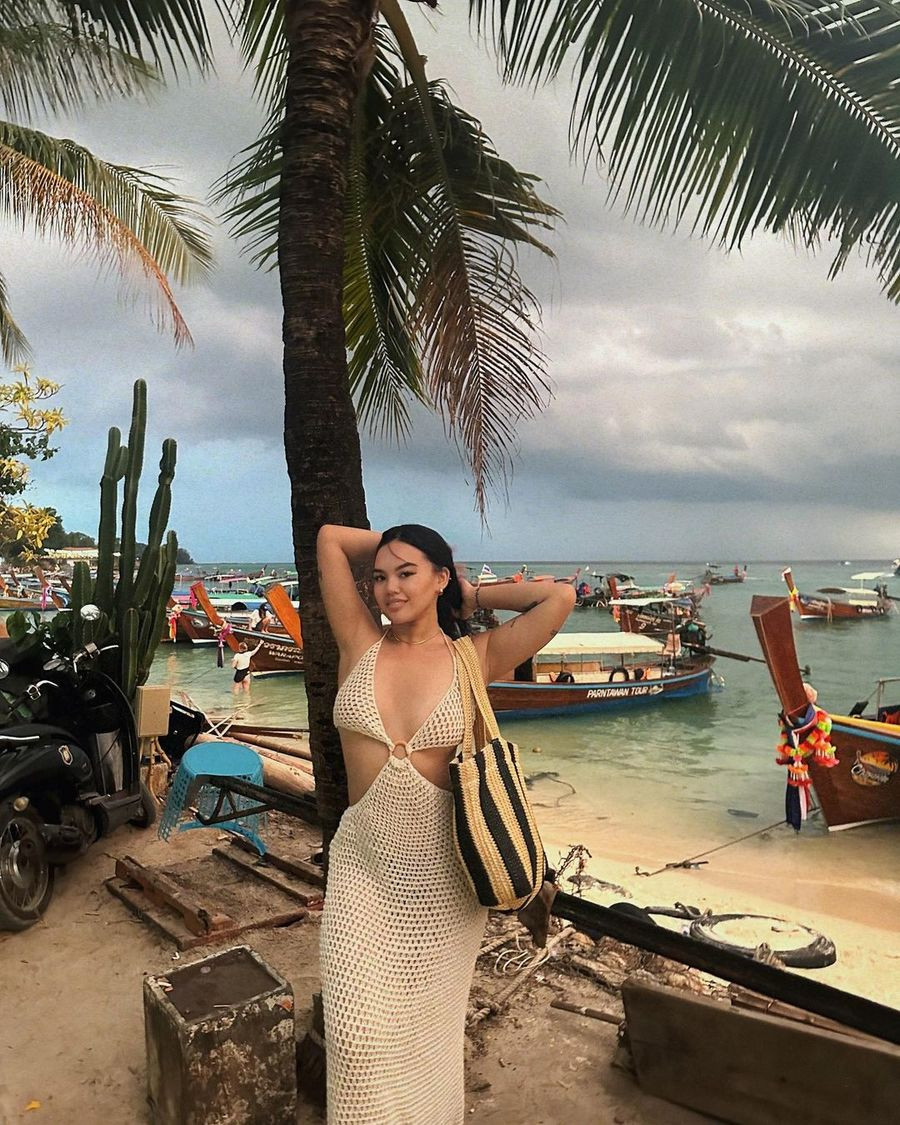 8 Foto Shafa Harris Tampil Tanpa Make Up Saat liburan ke Thailand