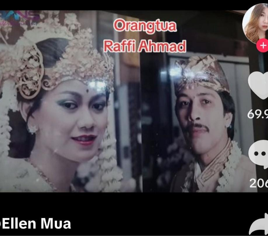 Sederet Foto Jadul Pernikahan Orangtua Para Artis, Ada Ortu Raffi Ahmad Hingga Yuki Kato