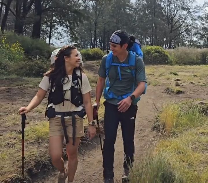 10 Potret Angela Gilsha Liburan Romantis di Gunung Bareng Pria Tampan ...