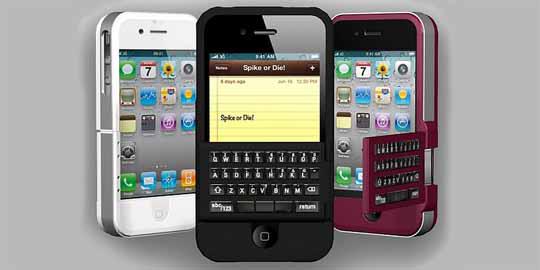 Spike Keyboard Case, casing sekaligus keyboard untuk iPhone