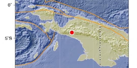 Gempa 5 SR guncang Papua | merdeka.com