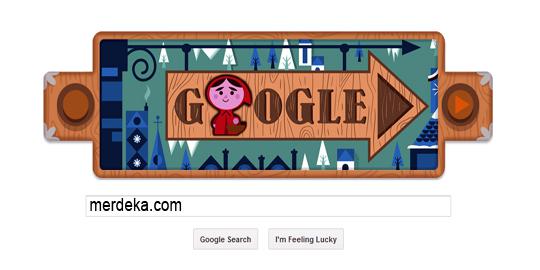 Kisah Tudung Merah dan Serigala mampir di Google | merdeka.com